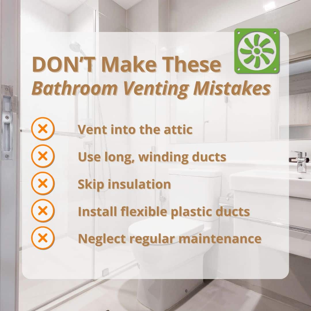 Top Bathroom Exhaust Fan Venting Options in Humid Regions | Inspection ...